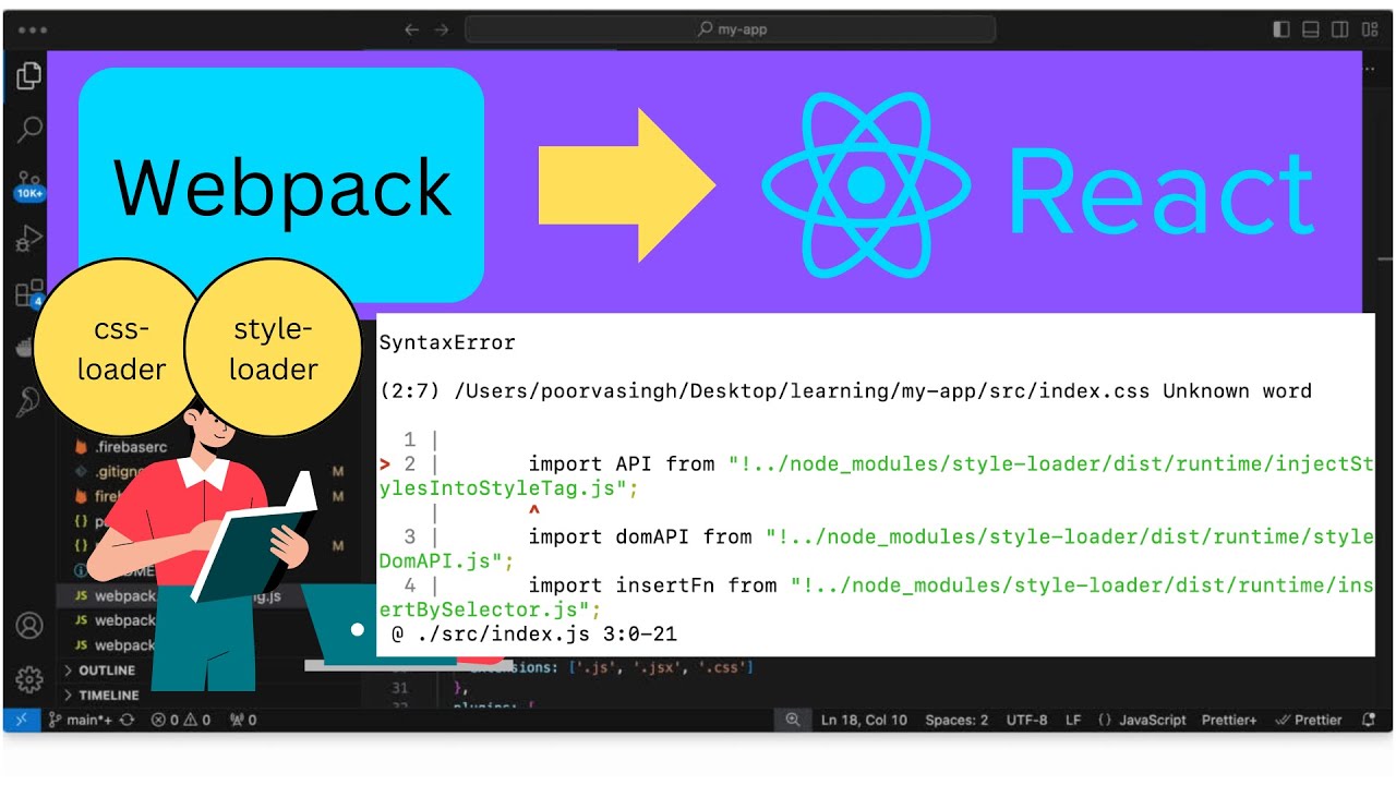 webpack css loader | webpack style loader | webpack react #webpack #reactapp #reactjs