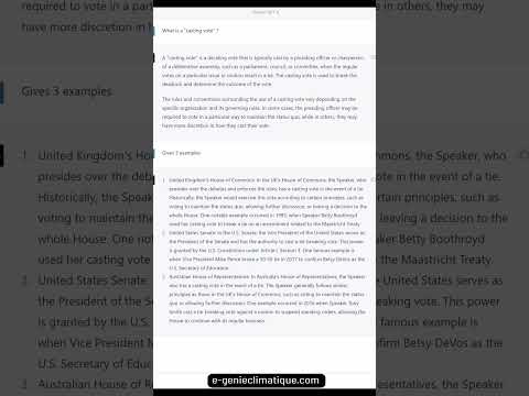 Eng126-What is a "casting vote" ?