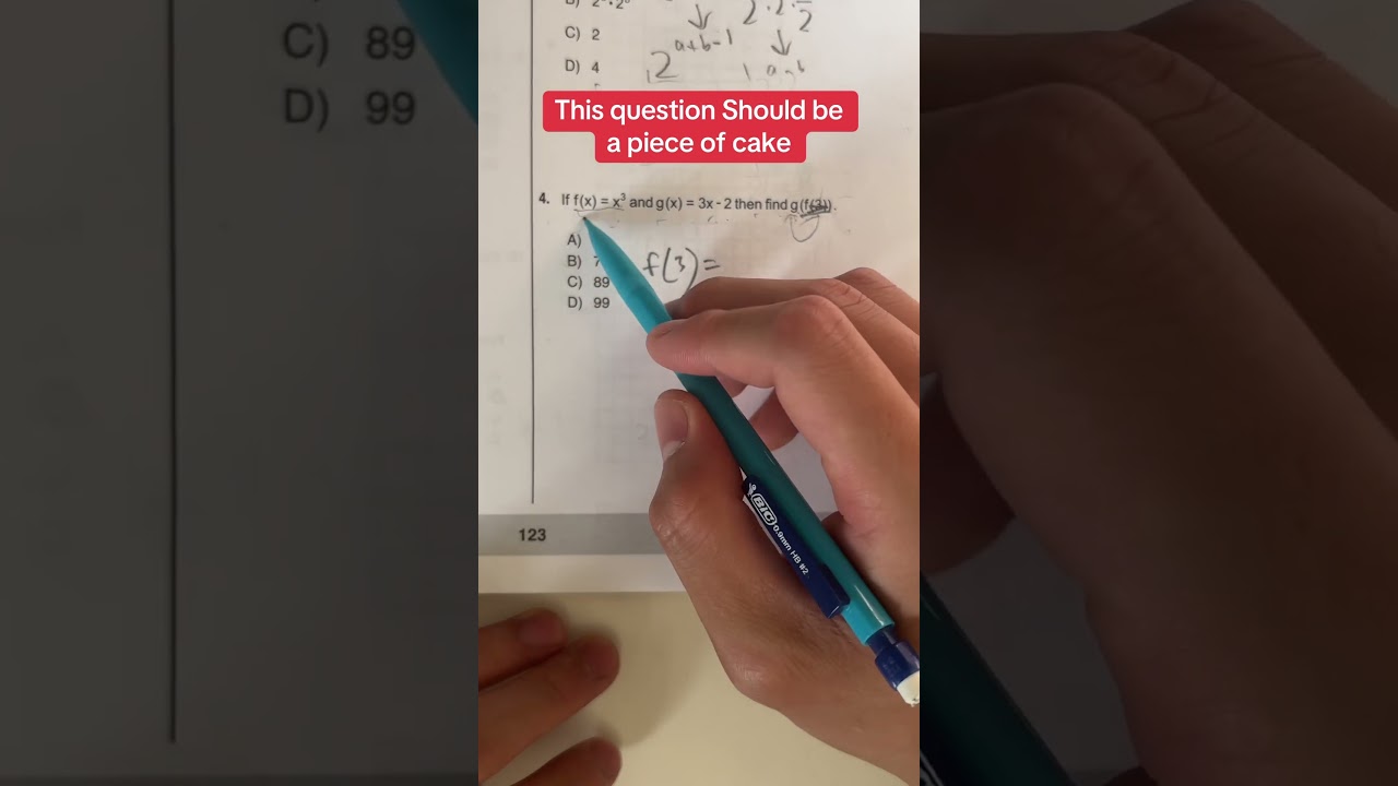 Easy peasy #sat #math #learn #maths #study #gcse #yourbummymathtutor #cake #school #smart