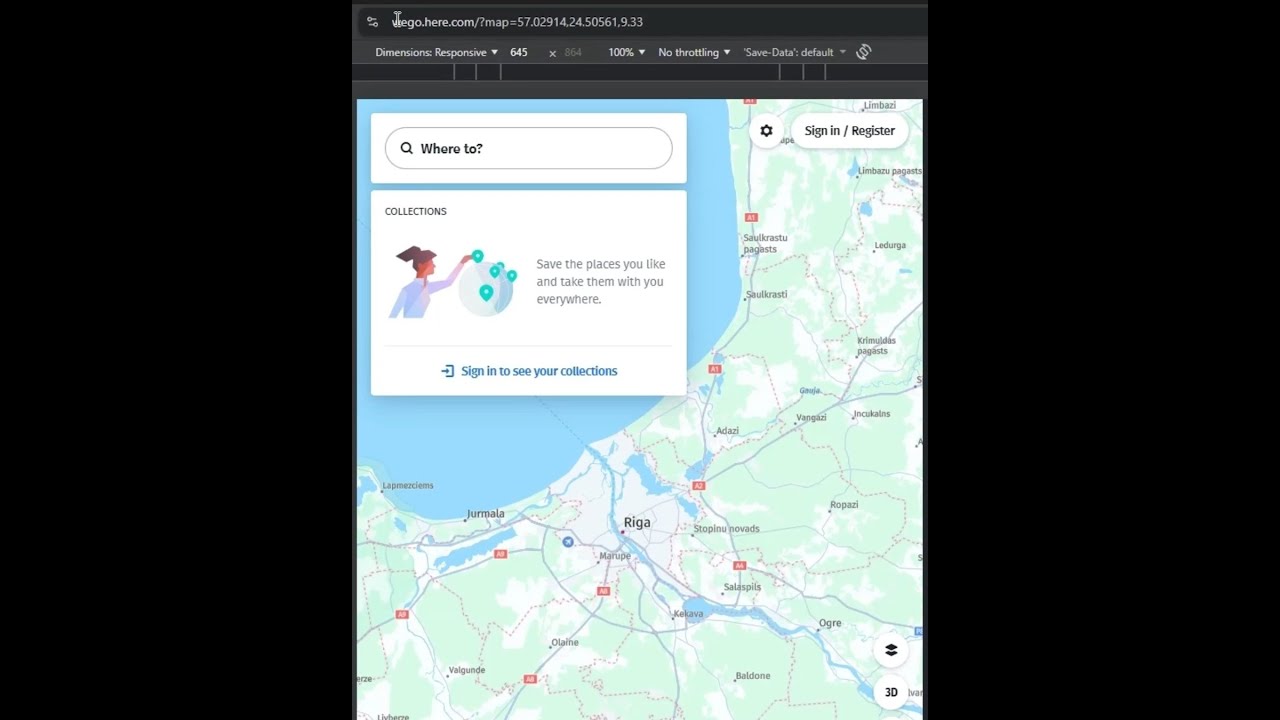 Share HERE Maps over the internet