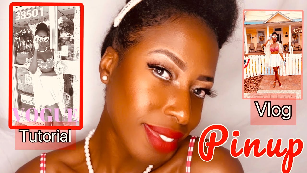 Pin up hairstyles for black hair #tutorial#naturalhair
