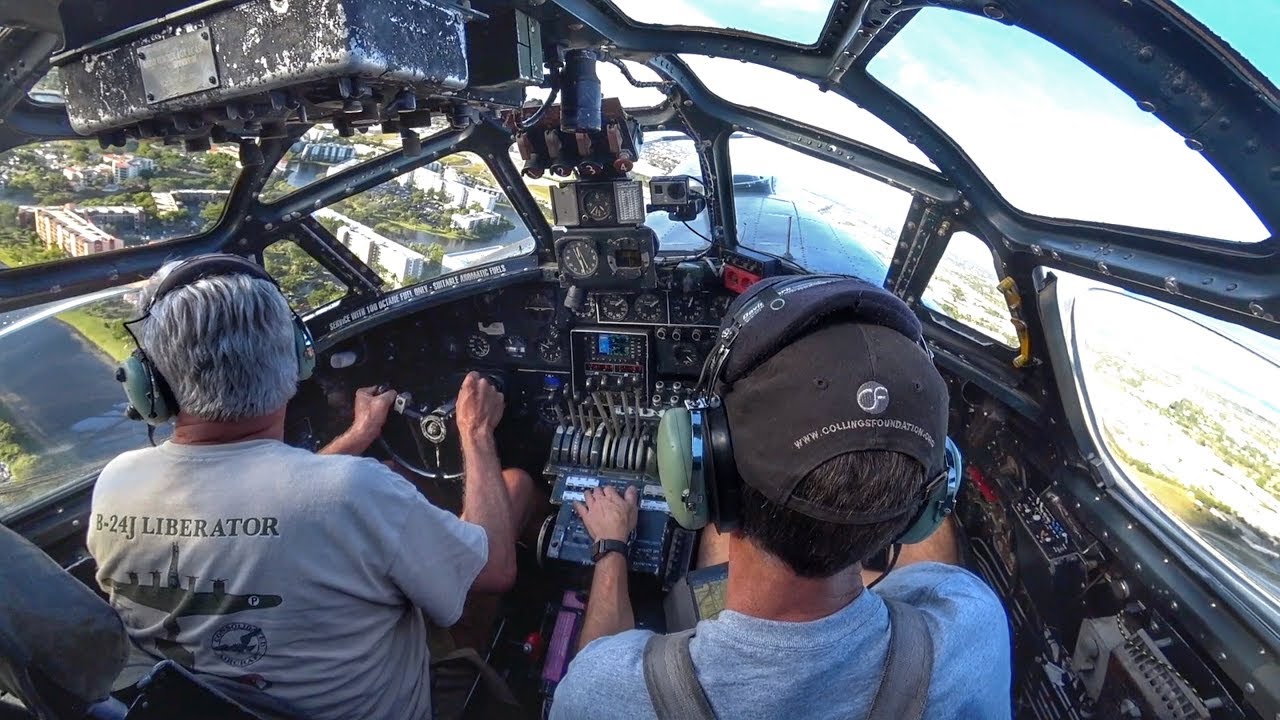 Crawl through a B-24 Bomber IN FLIGHT!