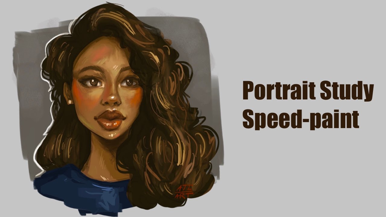 Speed-Paint Portrait Study || Procreate
