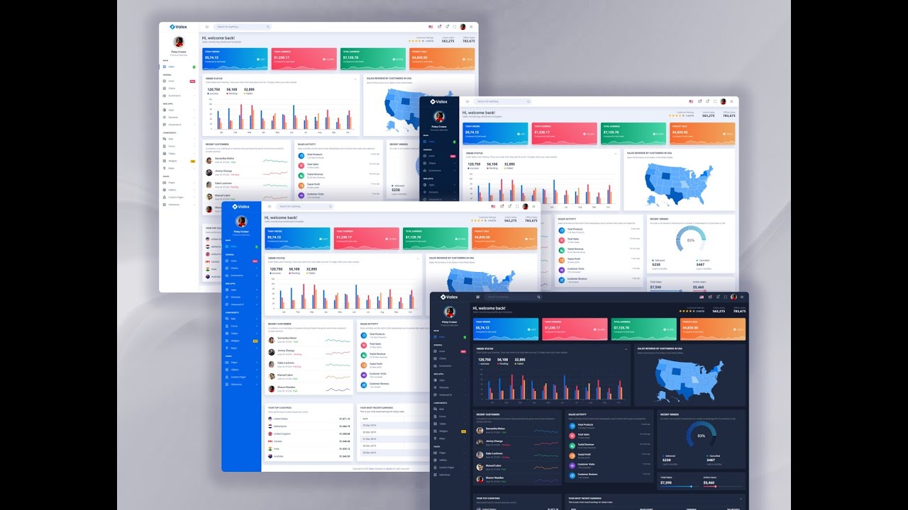 Valex - Bootstrap Admin Dashboard HTML Template
