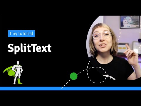 Tiny SplitText tutorial