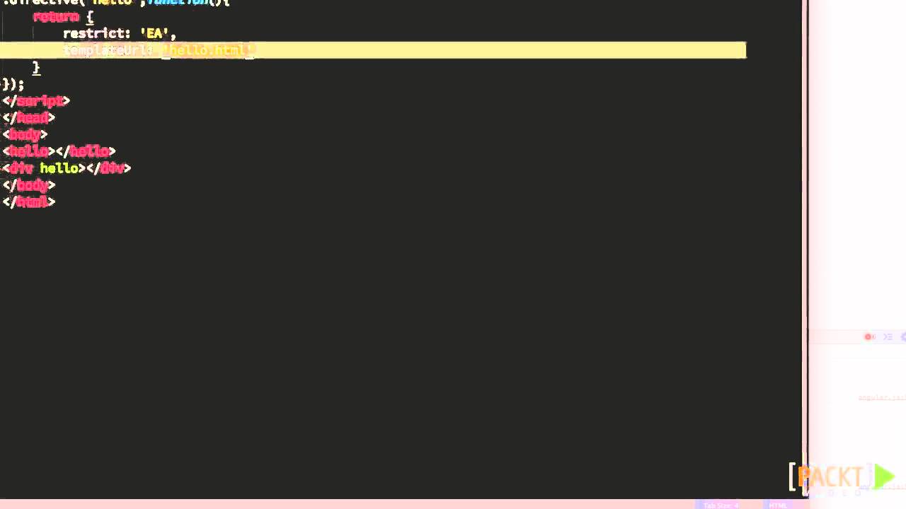 Learning AngularJS Tutorial: Directives Basics | packtpub.com