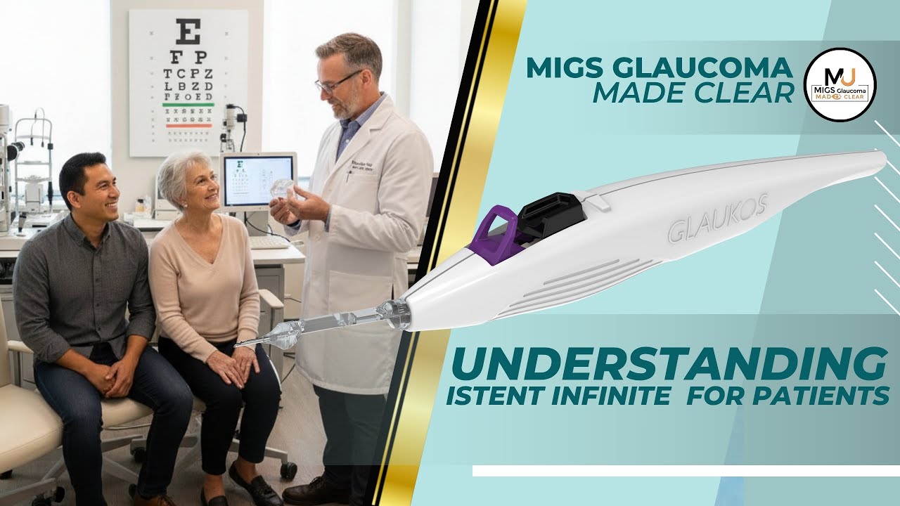 How the iStent infinite® Helps Lower Eye Pressure in Glaucoma | MIGS Glaucoma Made Clear #glaucoma