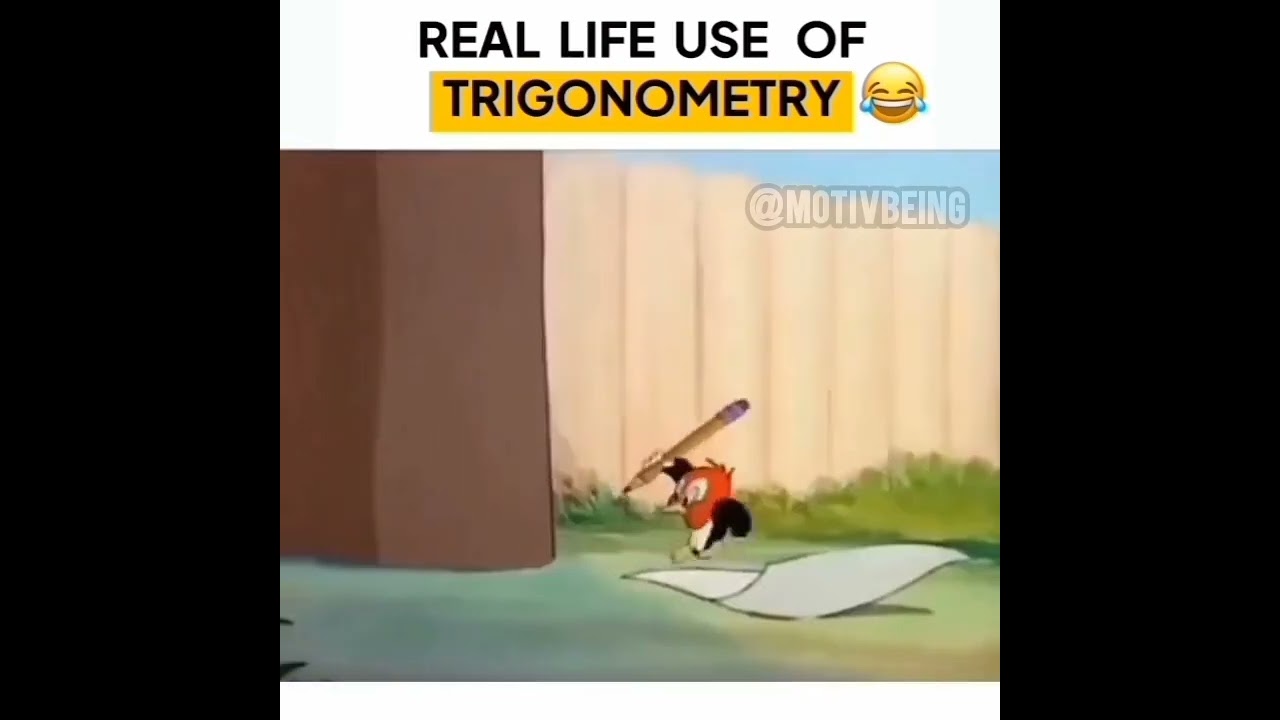 🤯 Trigonometry Made Easy by Mathobeing | Learn with Tom & Jerry || #maths