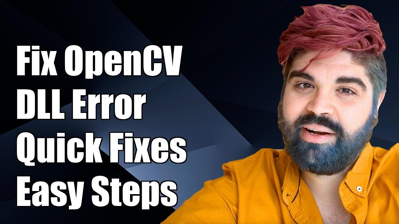 Fixing OpenCVSharp: Unable to Load DLL 'OpenCvSharpExtern' Error
