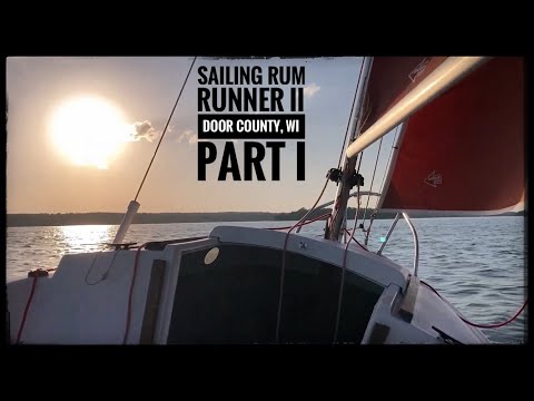 17. Trailer Sailer (Compac 16). Sailing in Door County, WI - Part 1