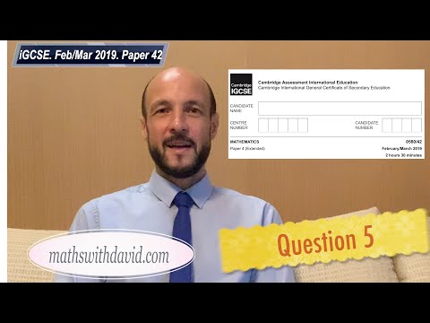 C2/E2. Algebra & Graphs – Maths with David