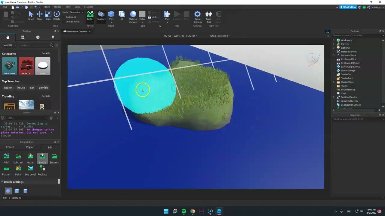 How To Use The Basic Terrain Editor Part 1 | Roblox Studio Tutorials