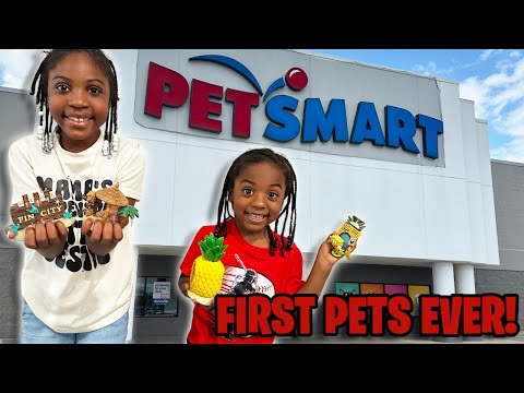 The Kids Got Their FIRST Pets at PetSmart! So Exciting!