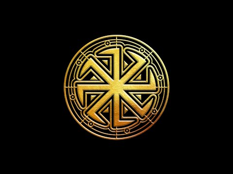 The symbol of the sun and eternal cycling