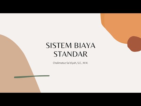 Sistem Biaya Standar