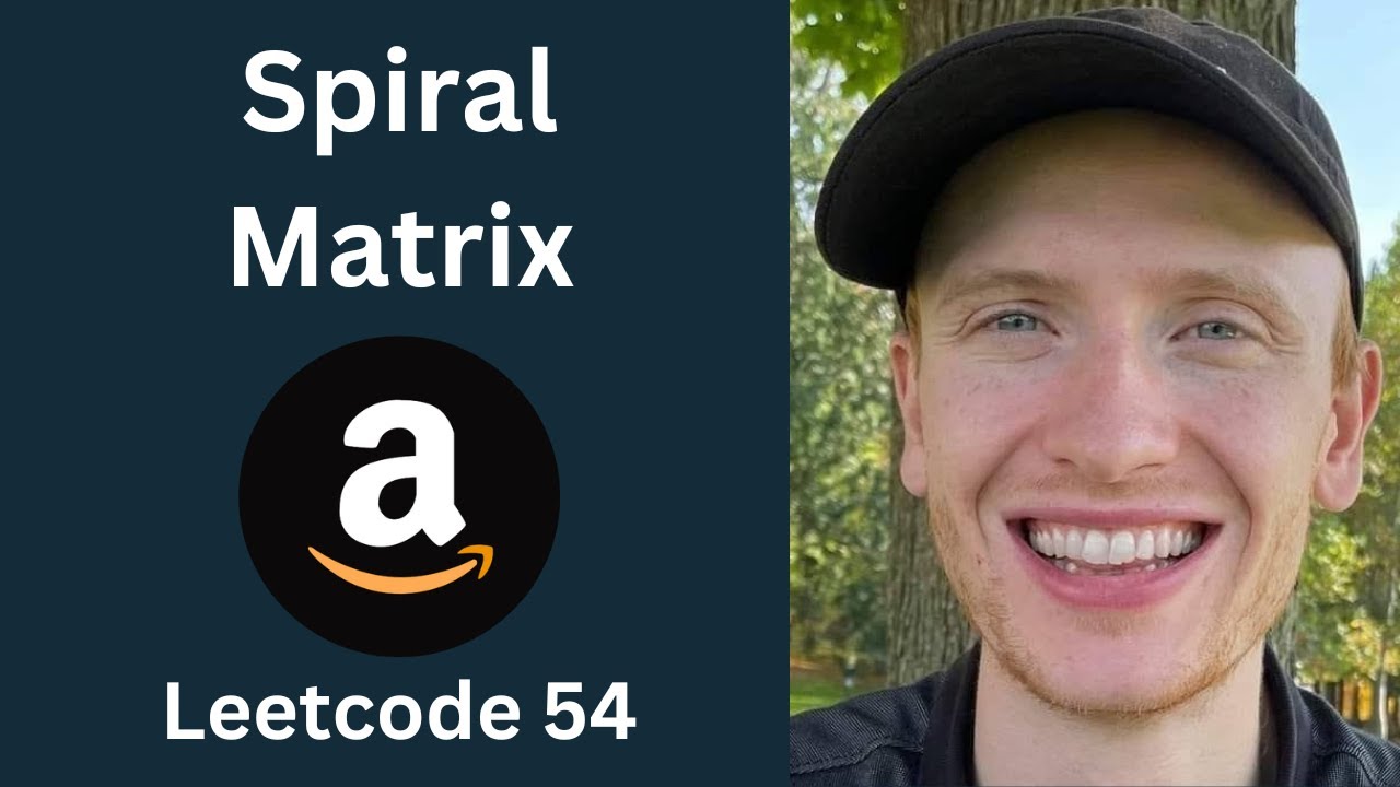 Spiral Matrix - Leetcode 54 - Arrays & Strings (Python)