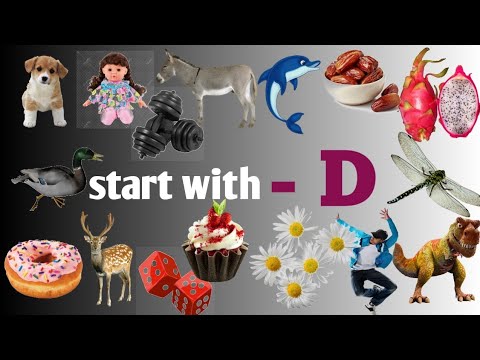 Letter D words for kids|Wordsthat startwith D withlive examples |Letter D vocabulary |VandanaGyan