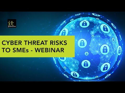 Webinar: Cyber threats and the risks they pose to SMEs