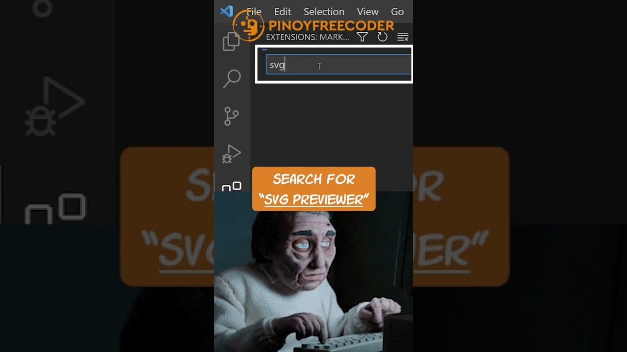 SVG preview on VS code