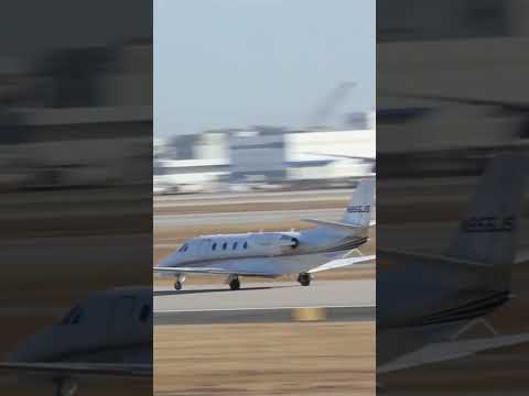 IAH: Cessna Citation Excel Takeoff #commercialaircraft #aviation #avgeek #shorts #film