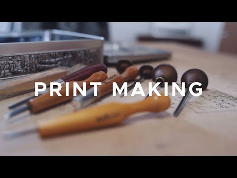 Kazanti Meets: Chambis Tsaggaris (Short Printmaking Documentary)