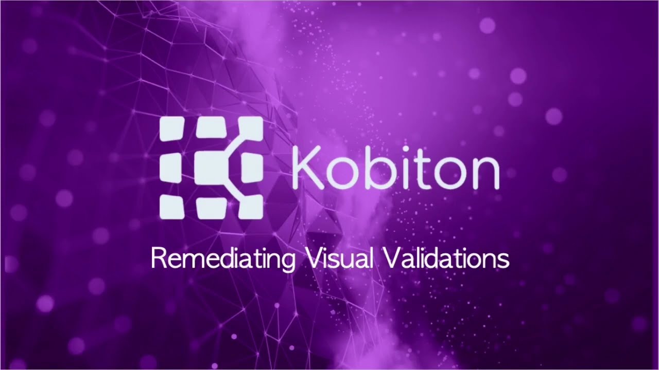 Visual Validations | Kobiton