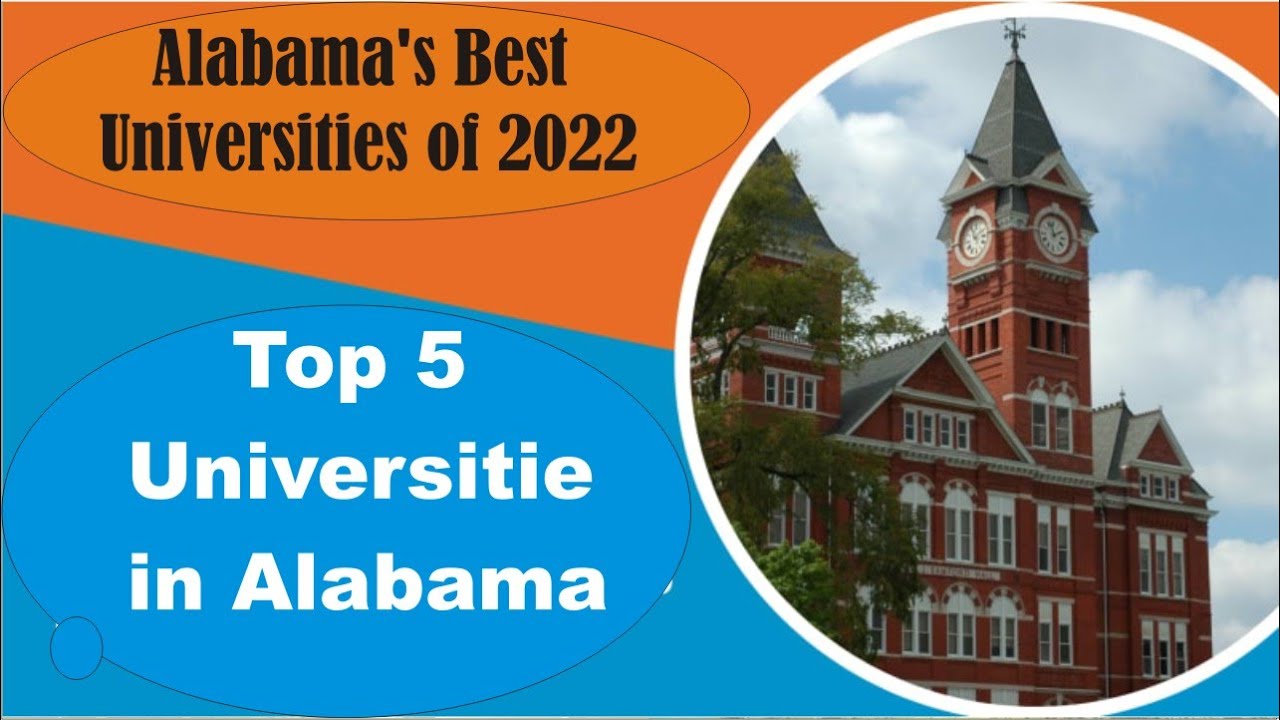 Top 5 Universities in Alabama