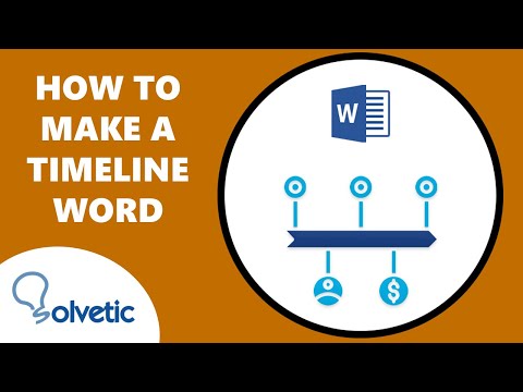 How to make a Timeline in Word ✔️