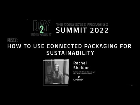 Connected Packaging Summit 2022: How to use Connected Packaging for sustainability