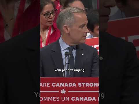 'It might be important': Phone rings during Carney's victory speech