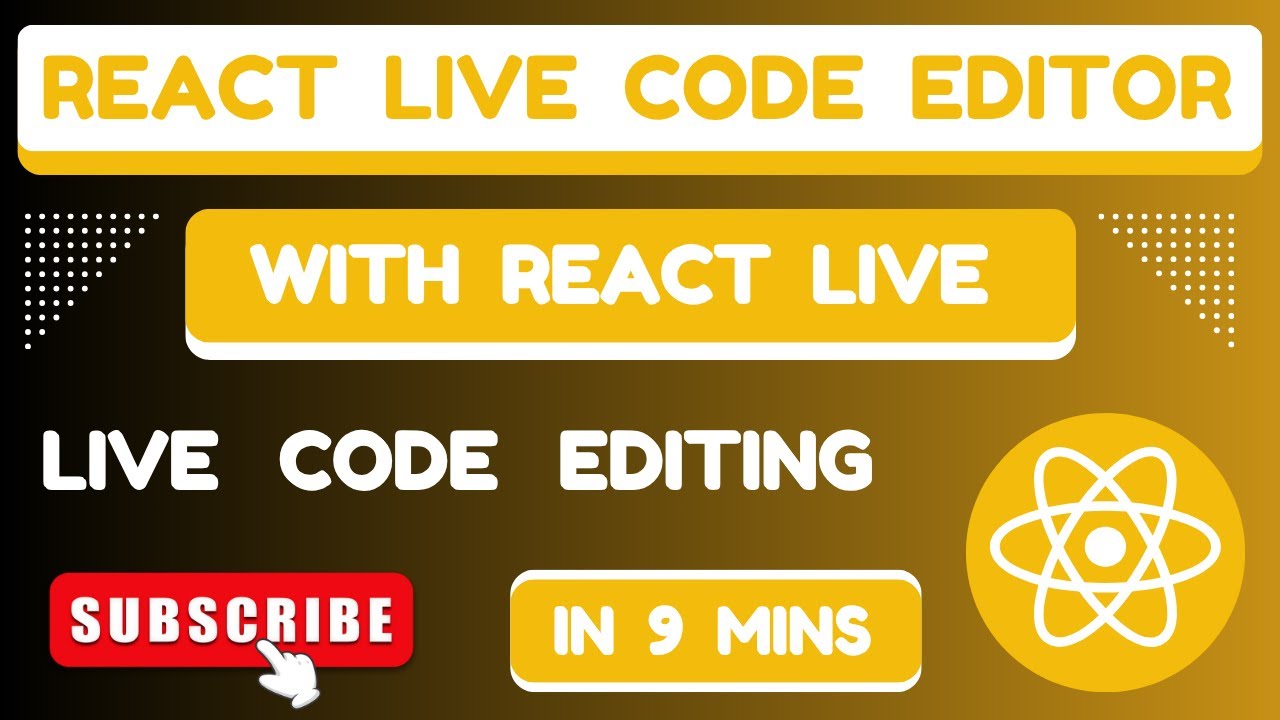 Create a Live Code Editor in React using react-live | Real-time Code Preview Tutorial