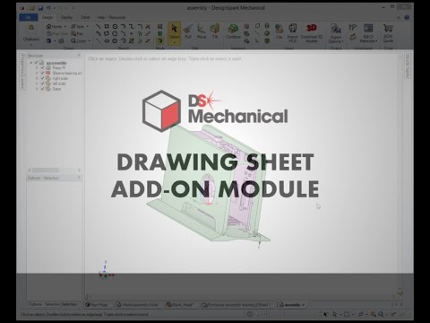 DesignSpark Mechanical Drawing Add-on Module Tutorial Video Lecture - Design Sparks Tutorial ...