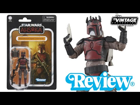 Star Wars The Vintage Collection Mandalorian Super Commando (Ahsoka) VC353 Review & Comparison!