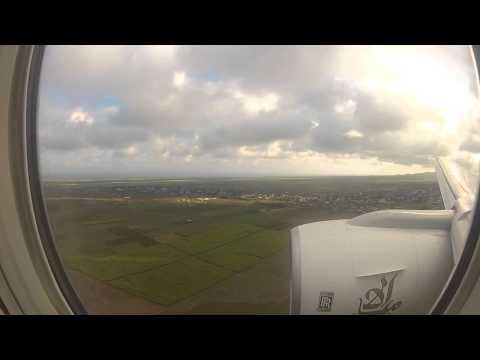 Landing at Mauritius- MRU - Sir Seewoosagur Ramgoolam Int'l Airport