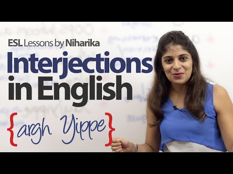 Using Interjections in English β Free English Lesson