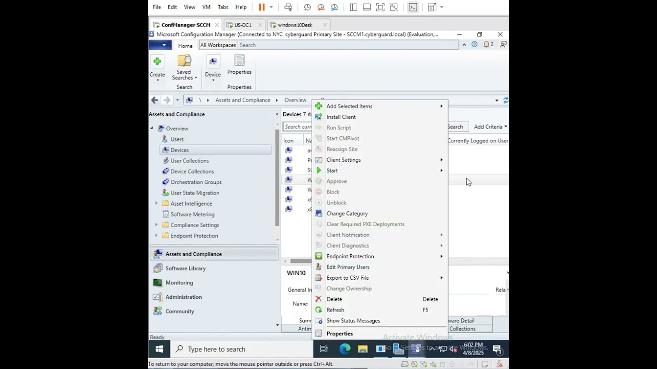 “SCCM Setup (Part 22): Enabling and Using Client Push Installation in Configuration Manager”