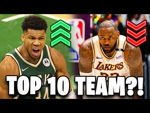 Top 10 NBA Teams based on Power Rankings going into 2021-22!