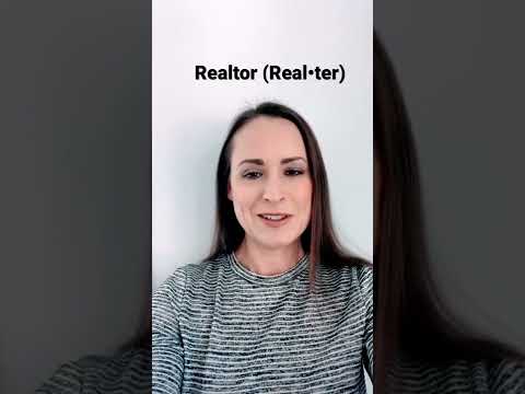 How to Pronounce Realtor!