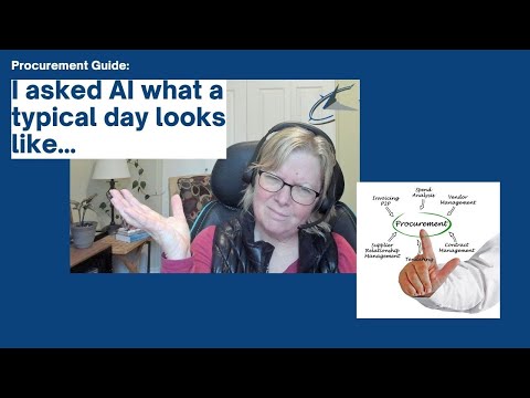 What AI thinks A Day in the Life of a Procurement Specialist looks like