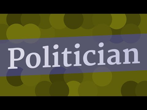 POLITICIAN pronunciation • How to pronounce POLITICIAN