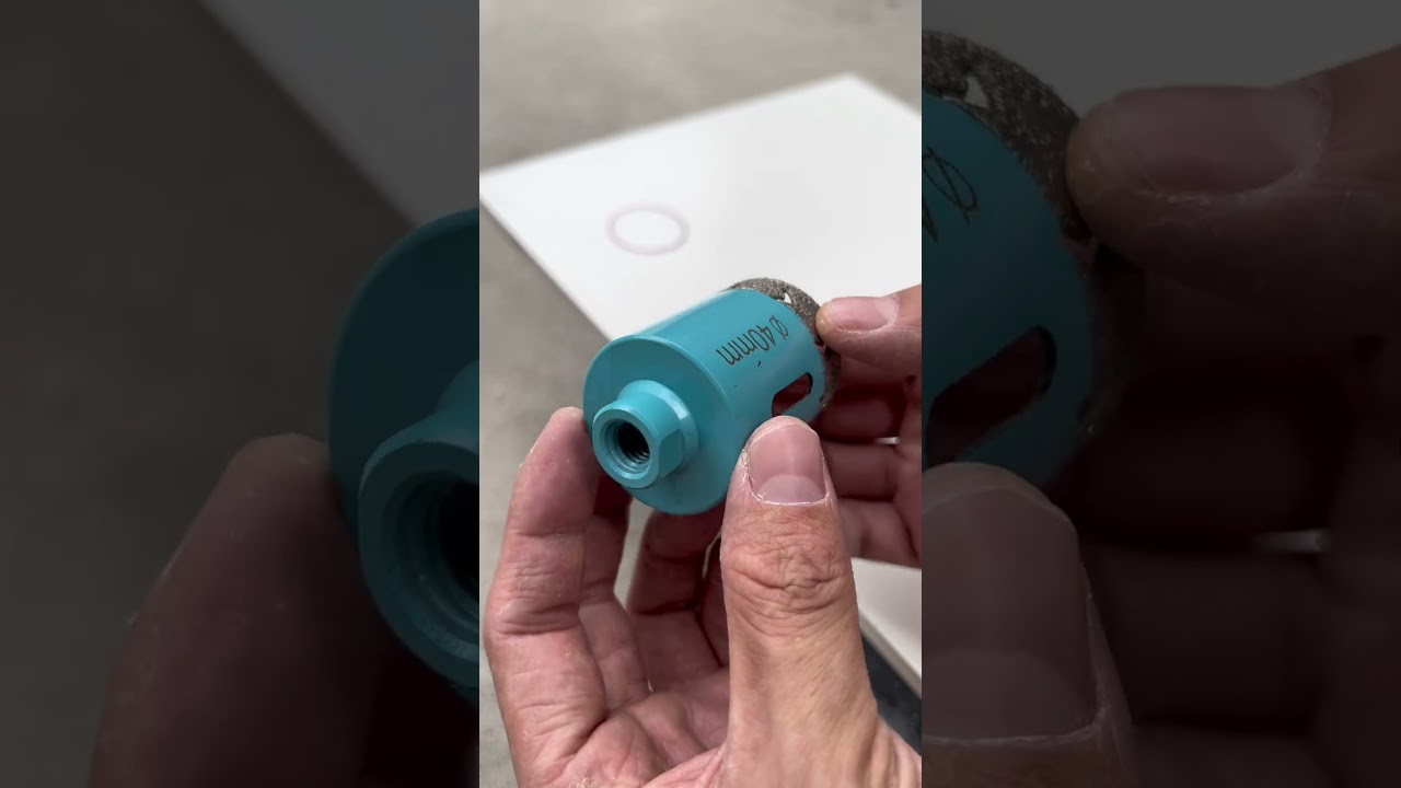 Sharp & Durable Hole Saw 🔥 Angle Grinder Drill for Masonry | Tile Master Works