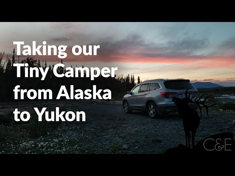 Driving the Haines Highway from Haines, Alaska to Haines Junction, Yukon in our SUV Camper
