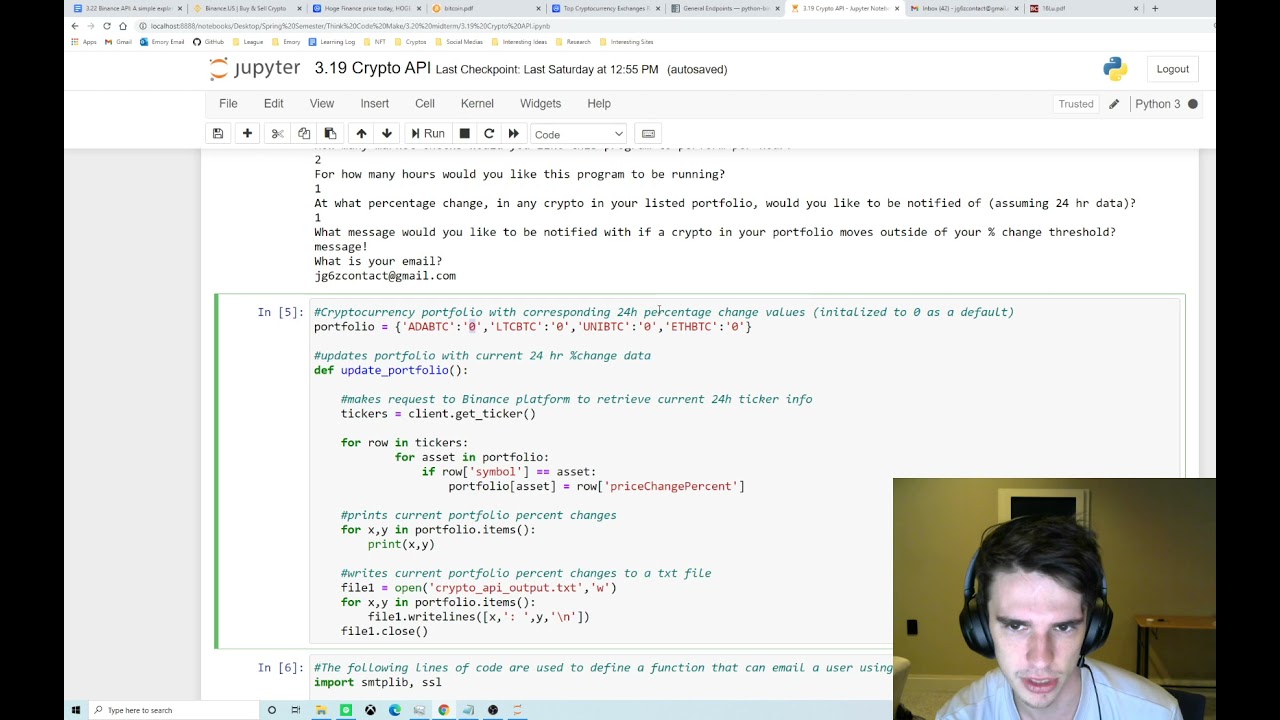 Intro to Binance API: Python and a Simple Use Case (Educational)