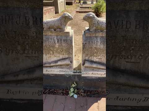 Revisiting the symbolism of lambs on a Victorian headstone.