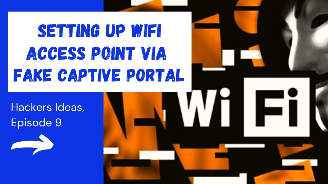 How to Set up an Access Point with a Fake Captive Portal || By a Hacker || WiFi Pen testing ||