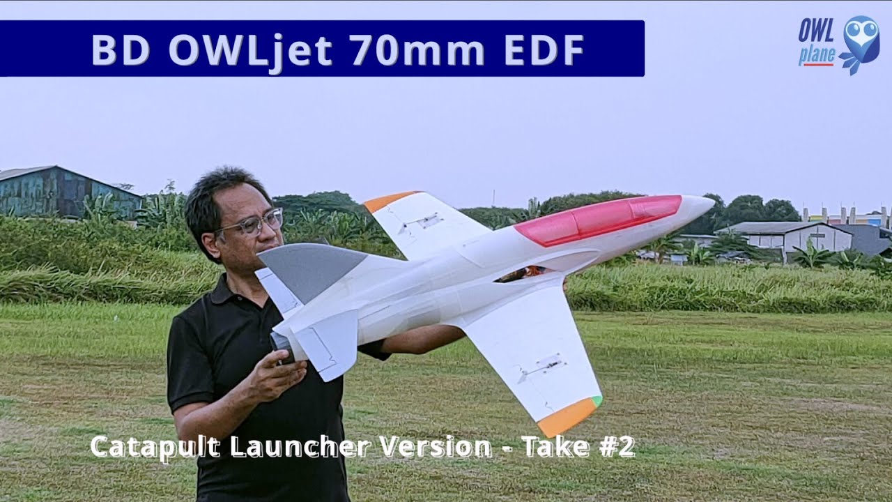 3D Printed RC Plane - BD OWLjet - 70mm EDF | www.OWLplane.com