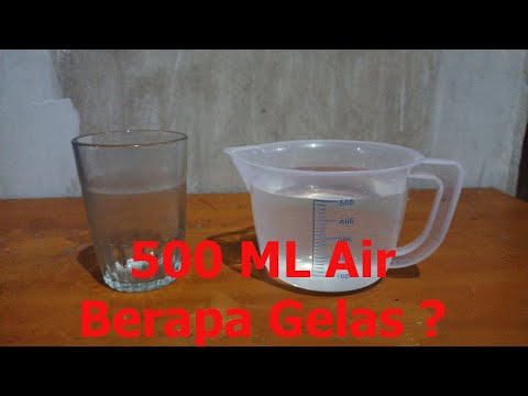 500 ML Air Berapa Gelas ? Takaran 500 Mili Liter Air Setara Berapa Gelas Belimbing | Dapur Tutorial