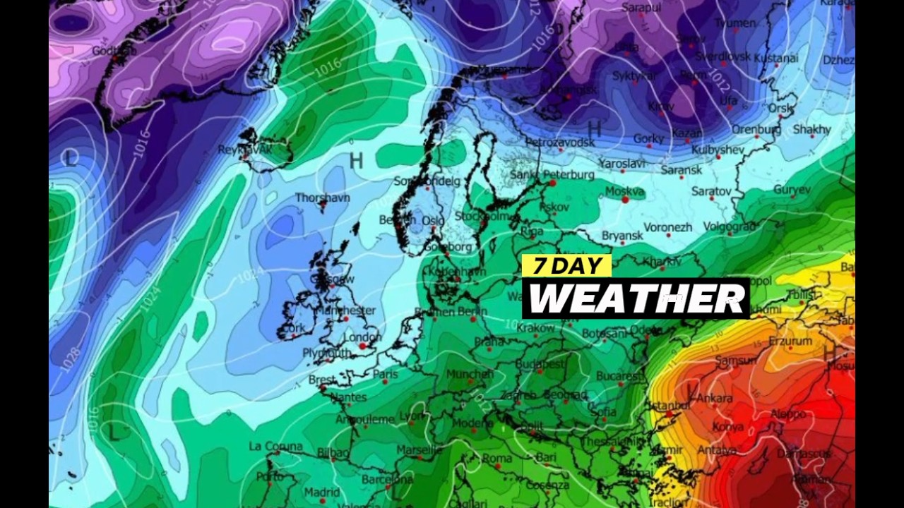 European Weather | GFS Model in 850 hPa April 24, 2026 l Europe Temperature