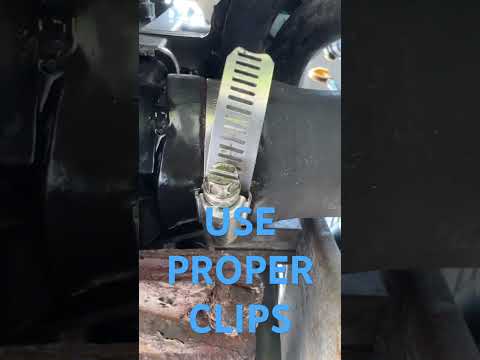 Don’t Use These Hose Clamps. Use Proper Clips #mechanic #automechanic #subaru #car