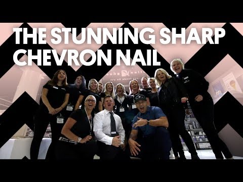 THE STUNNING SHARP CHEVRON NAIL(PRODUCT REMIX) - VLOG 55
